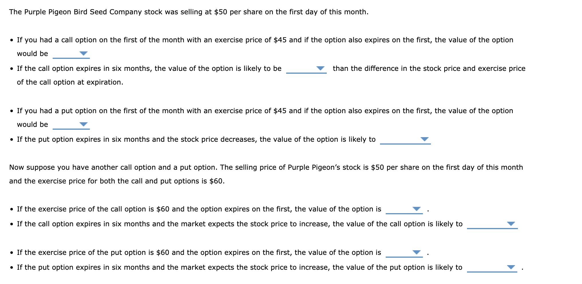 Solved First Blank: $5,$0,$115,$95 Second blank: | Chegg.com