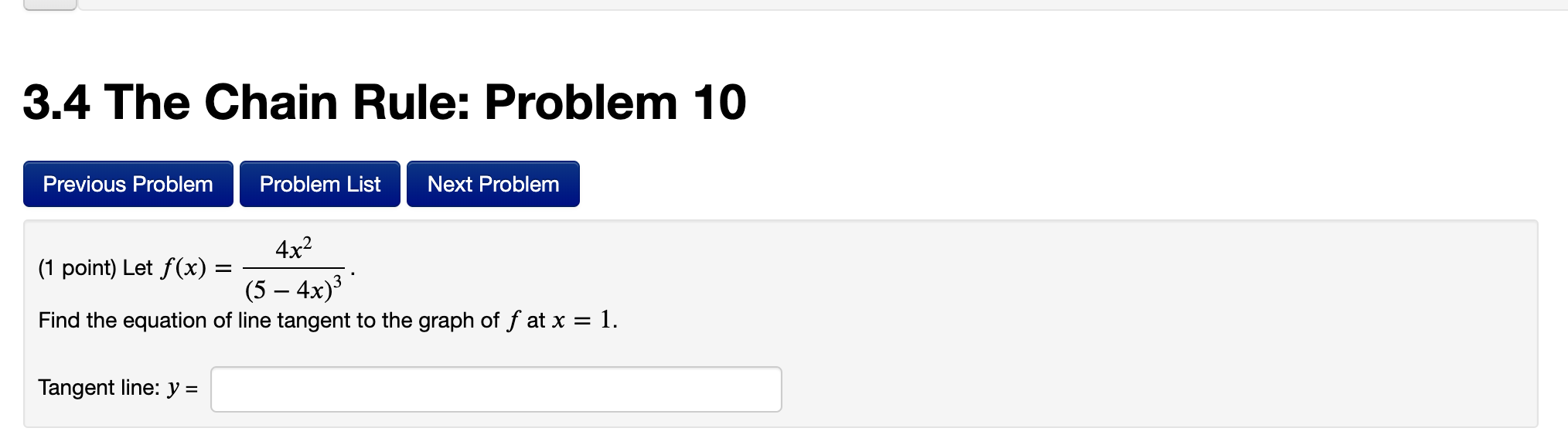 Solved 3 4 The Chain Rule Problem 10 Previous Problem