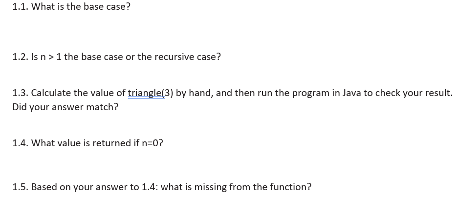 Solved Recursion (Java) Create a Java program that calls | Chegg.com Solved Recursion (Java) Create a Java program that calls | Chegg.com