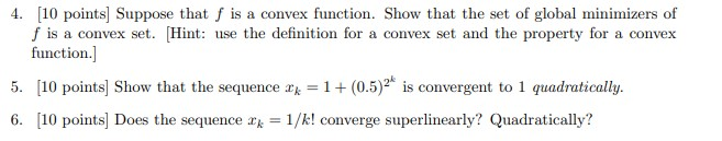 Solved 4. [10 points) Suppose that is a convex function. | Chegg.com
