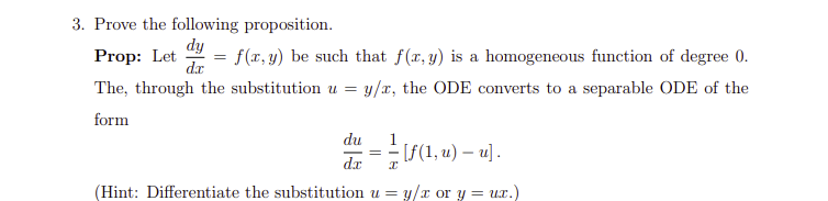 Solved Prove the following proposition. Prop: Let | Chegg.com
