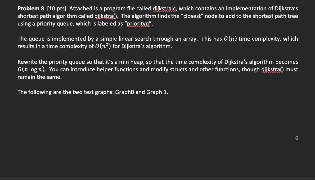 Problem 8 [10 pts] Attached is a program file called | Chegg.com