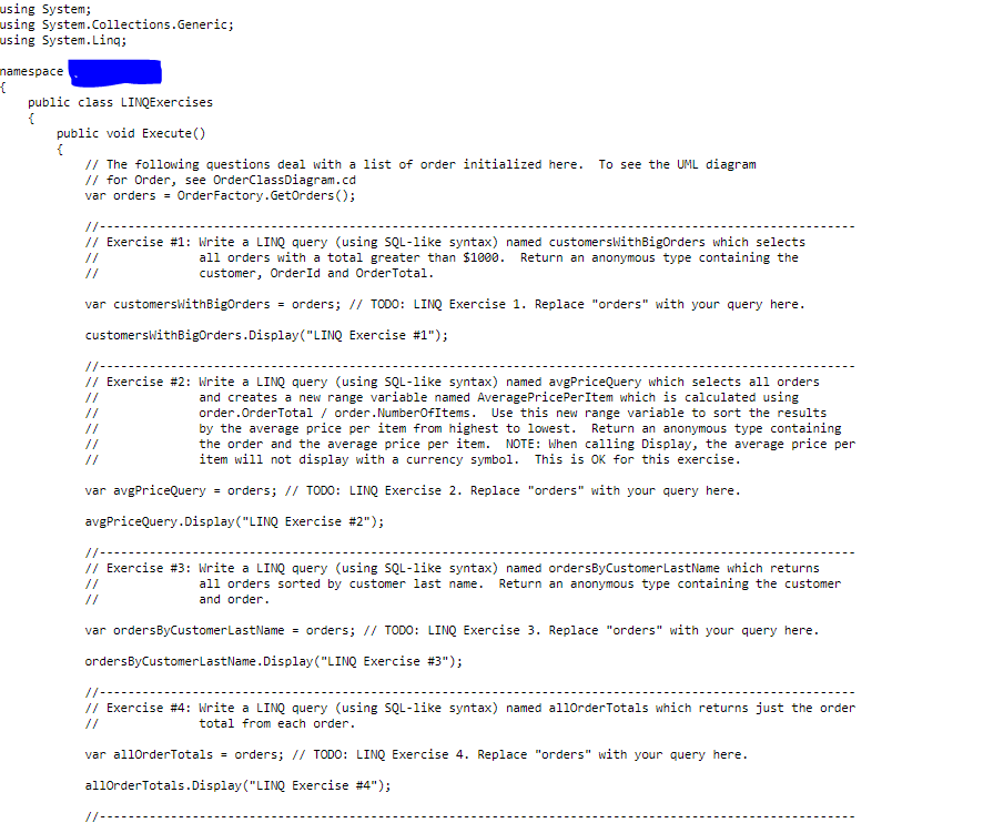 using System; using System.Collections.Generic; using | Chegg.com