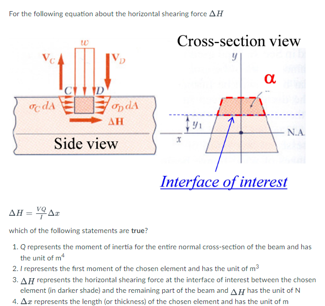 Solved For the following equation about the horizontal | Chegg.com
