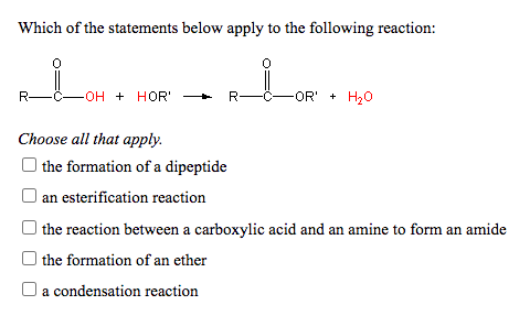 Solved Which of the statements below apply to the following | Chegg.com