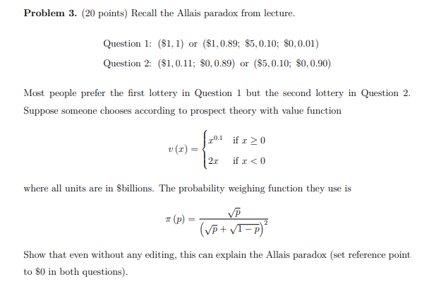 Problem 2. This problem takes you through the formal | Chegg.com