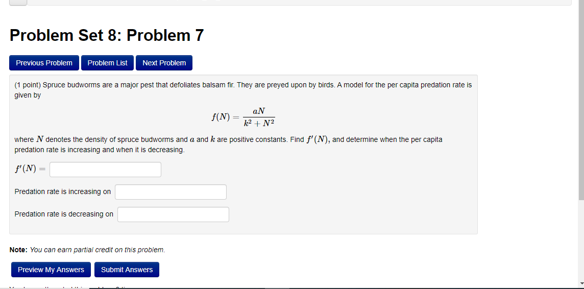 Solved Problem Set 8: Problem 7 Previous Problem Problem | Chegg.com