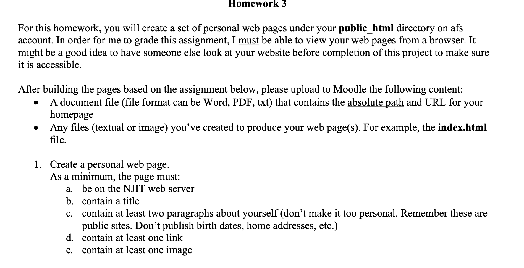 Solved Homework 3 For this homework, you will create a set | Chegg.com