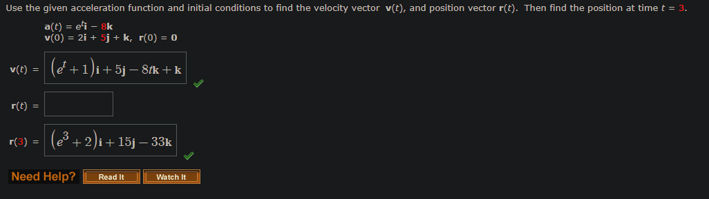 Solved Use the given acceleration function and initial | Chegg.com