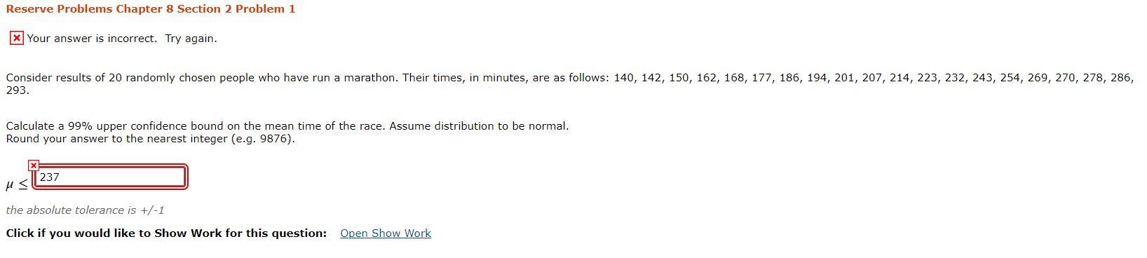 Solved Reserve Problems Chapter 8 Section 2 Problem 1 X Your | Chegg.com