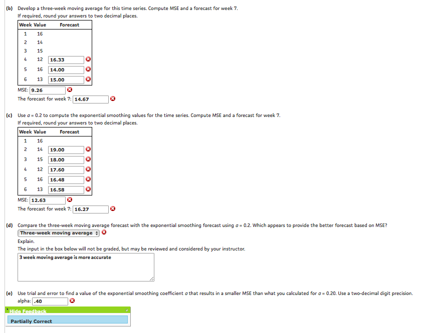 Solved Problem 08-05 Algo (Moving Averages and | Chegg.com
