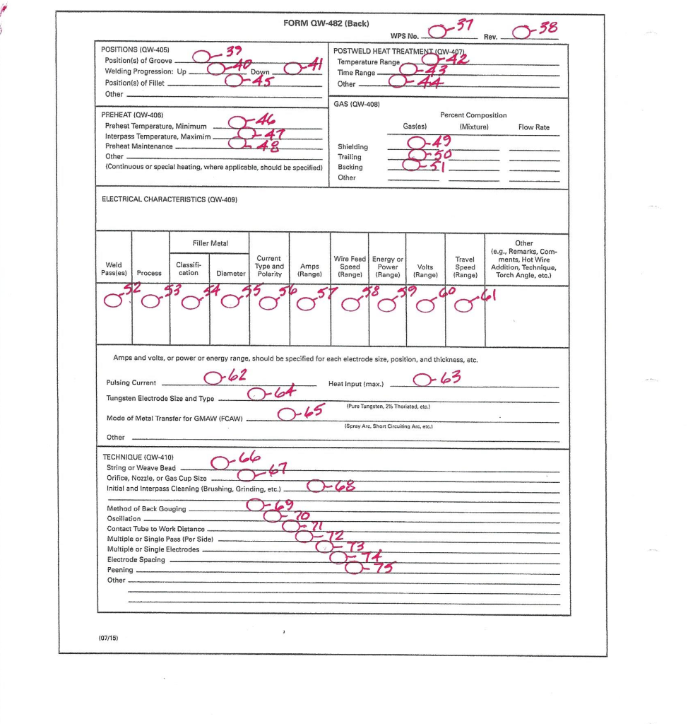 Qw-482 Suggested Format For Welding Procedure, 40% OFF