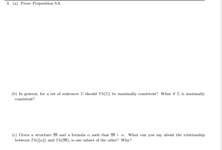 Solved 3. (a) Prove Proposition 8.6. (b) In general, for a | Chegg.com