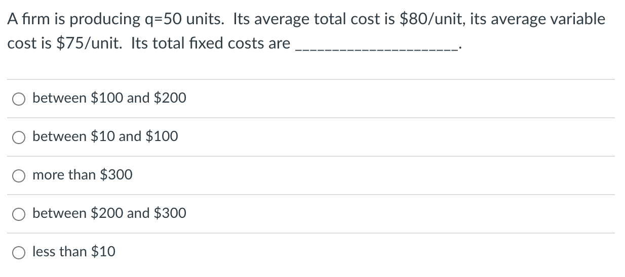 Solved When an increase in the firm's scale of operations | Chegg.com