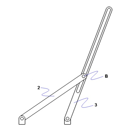 For the mechanism shown, link 2 is the input and link | Chegg.com