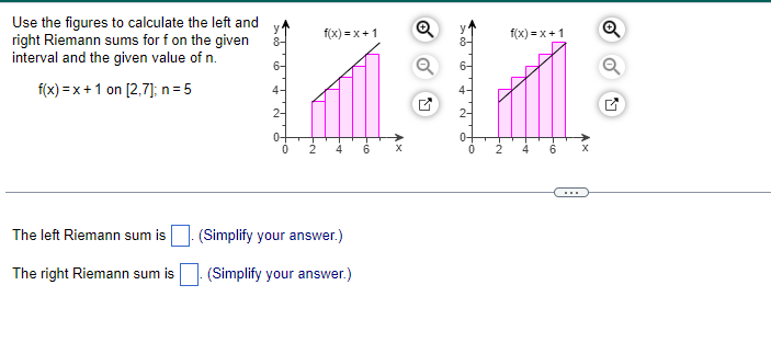 Solved Use the figures to calculate the left and right | Chegg.com