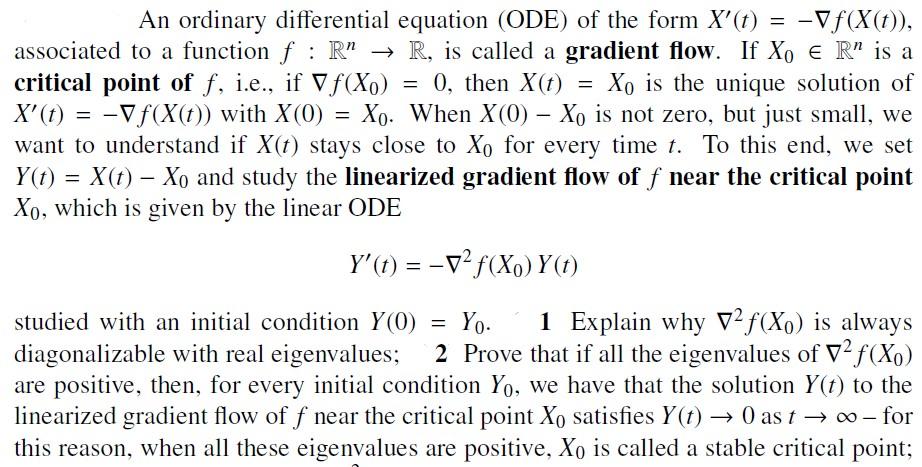 Solved = An ordinary differential equation (ODE) of the form | Chegg.com
