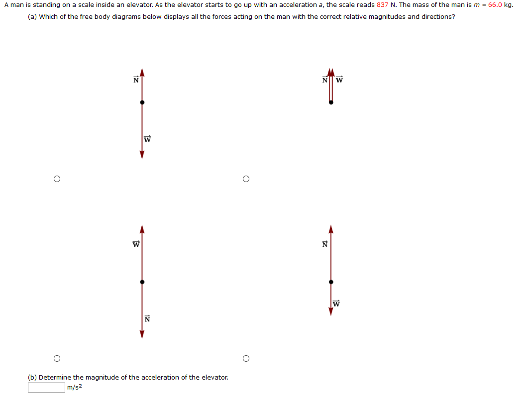 Solved A man is standing on a scale inside an elevator. As | Chegg.com