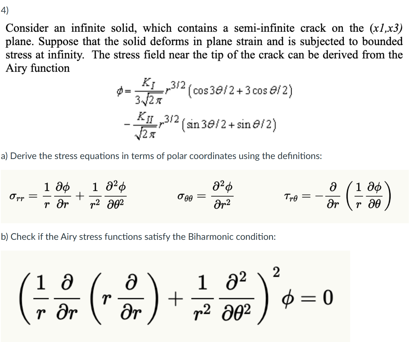 Consider an infinite solid, which contains a | Chegg.com
