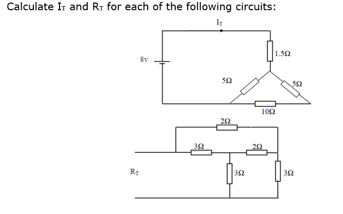 Solved Calculate It and Rt for each of the following | Chegg.com