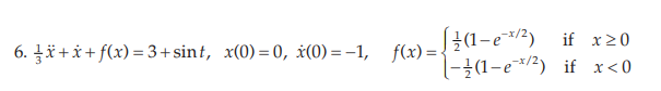 In Problems 1 through 10 , the mathematical model of | Chegg.com