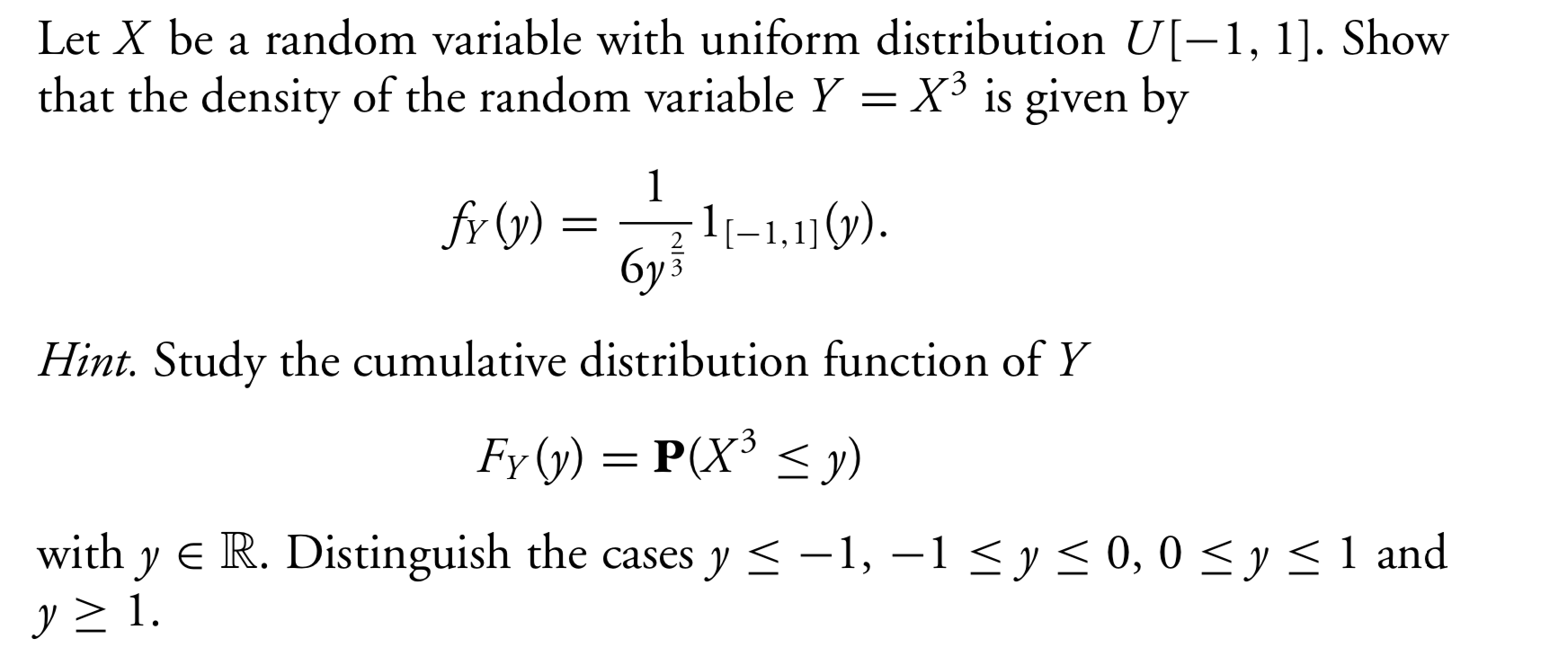 Solved Let X be a random variable with uniform distribution | Chegg.com