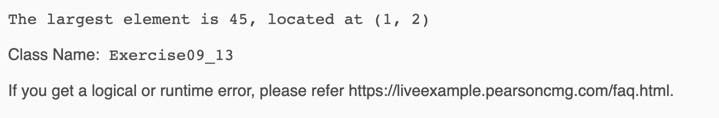 Solved (The Location class) Design a class named Location | Chegg.com