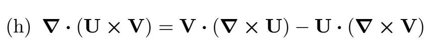 Solved (b) V X Vo = curl grado = 0 = = = (g) Vx (φV) = | Chegg.com