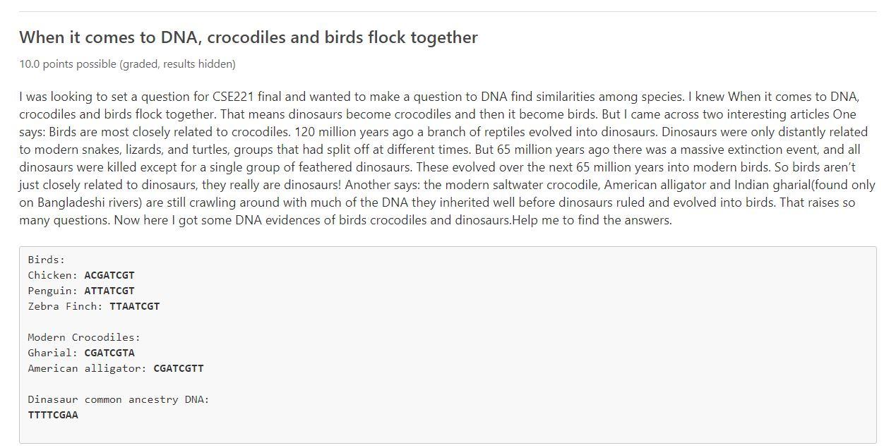 Solved TOPIC: LONGEST COMMON | Chegg.com