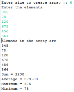 Solved 3. Create a class ArrayOperations which as | Chegg.com