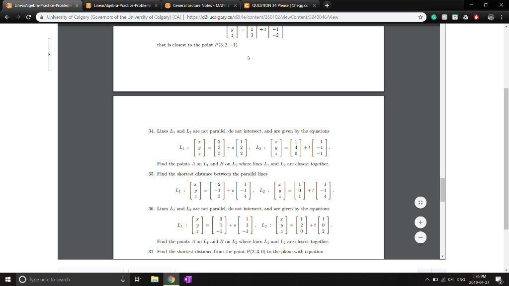 Solved 0B General Lecture Notes . MATH 2 © | Chegg.com