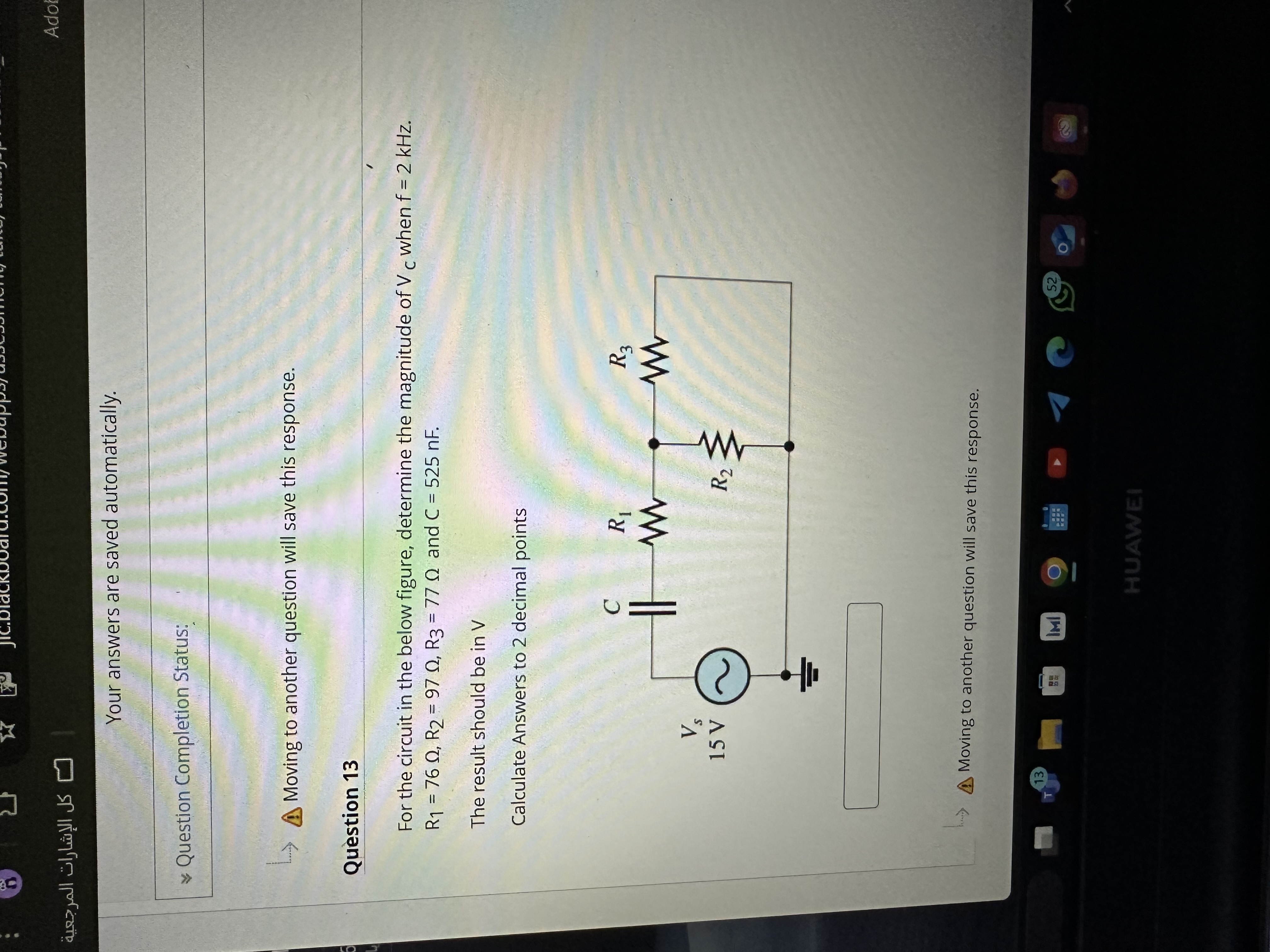 Solved For the circuit in the below figure, determine the | Chegg.com