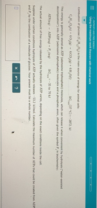 Solved AND FREE ENERGY E Using the maximum work work theorem | Chegg.com