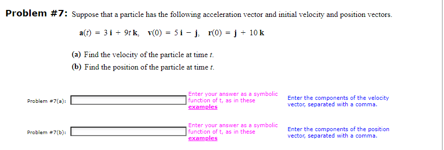 Solved Problem #7: Suppose that a particle has the following | Chegg.com