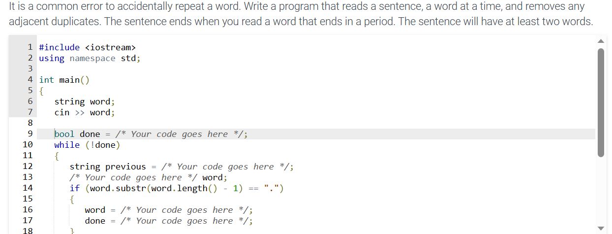 Solved It is a common error to accidentally repeat a word. | Chegg.com