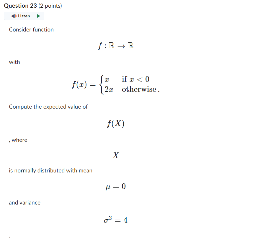 Consider function f:R→R with f(x)={x2x if x