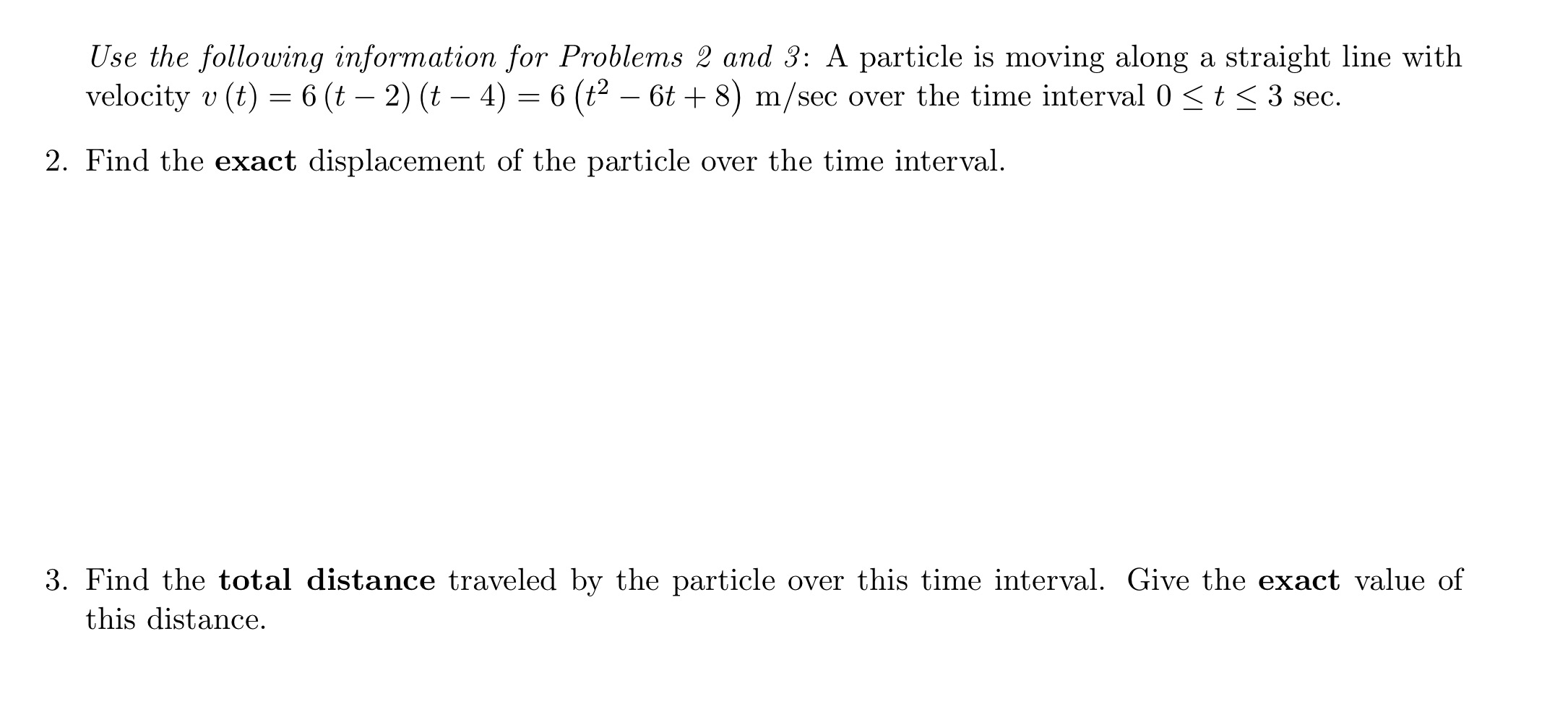 Solved Use the following information for Problems 2 and 3: A | Chegg.com