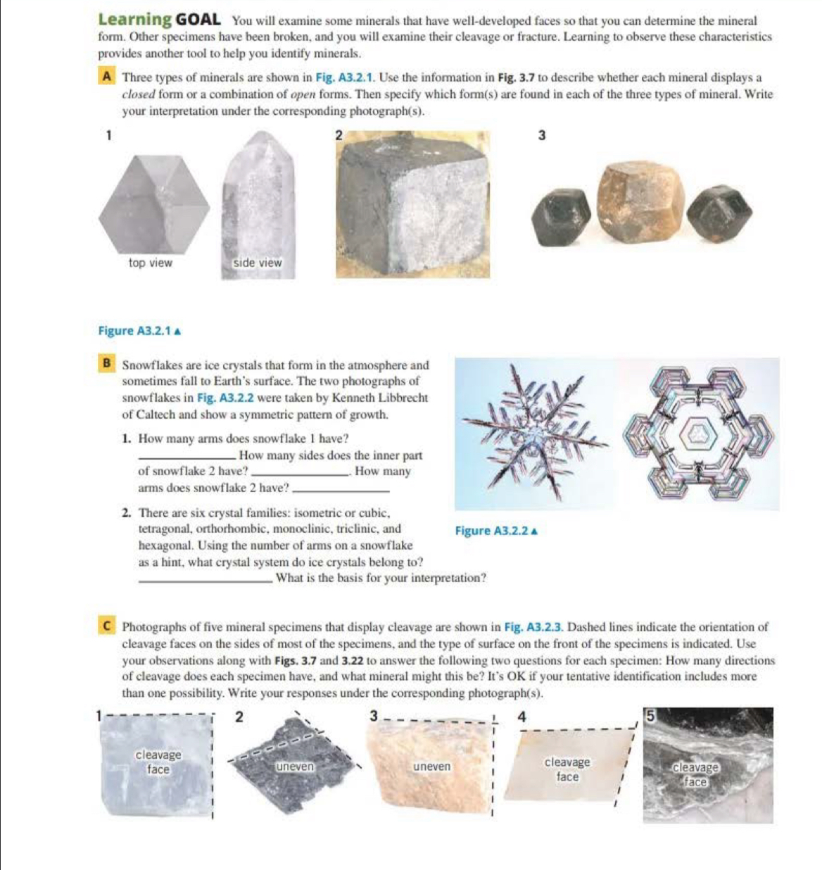 Solved Learning GOAL You will examine some minerals that | Chegg.com