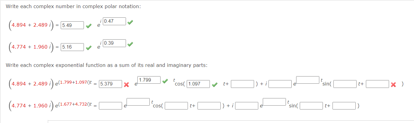Solved Write each complex number in complex polar | Chegg.com