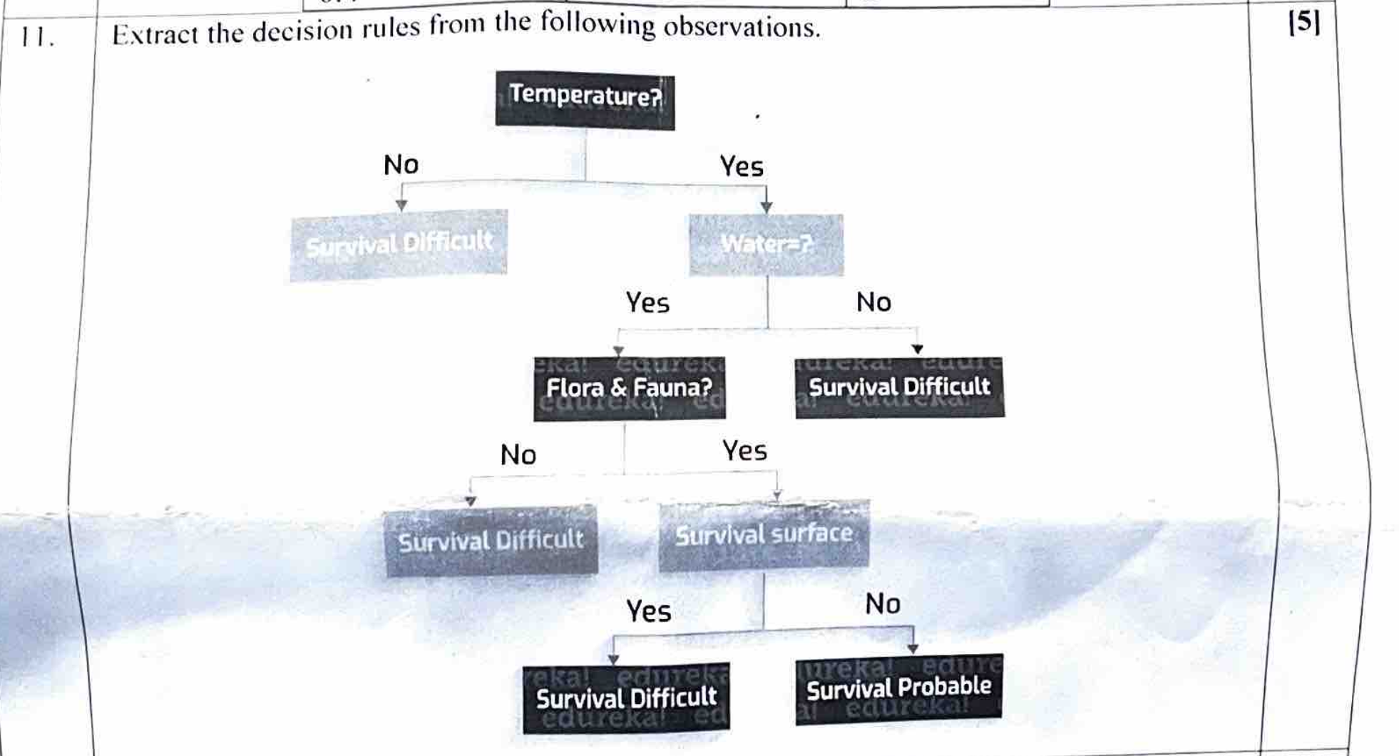 Solved Extract the decision rules from the following | Chegg.com