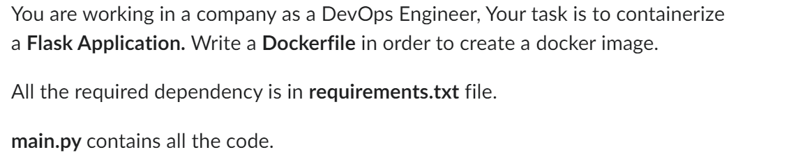 Solved You are working in a company as a DevOps Engineer, | Chegg.com