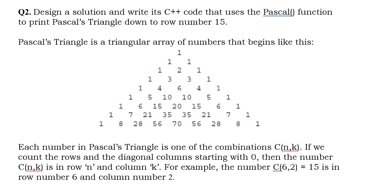 Solved Q2. Design a solution and write its C++ code that | Chegg.com