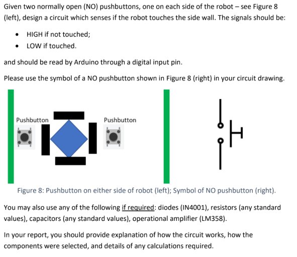Given two normally open (NO) pushbuttons, one on each | Chegg.com