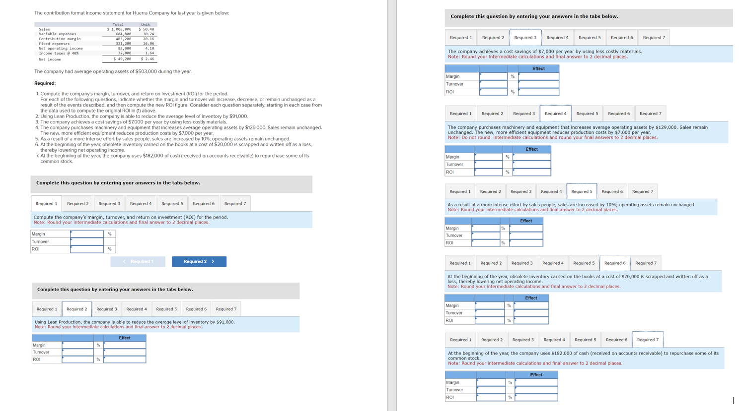 Solved Note: Round your intermediate calculations and final | Chegg.com