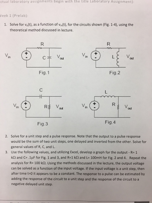 Solved ctual laboratory assignments begin with the title | Chegg.com