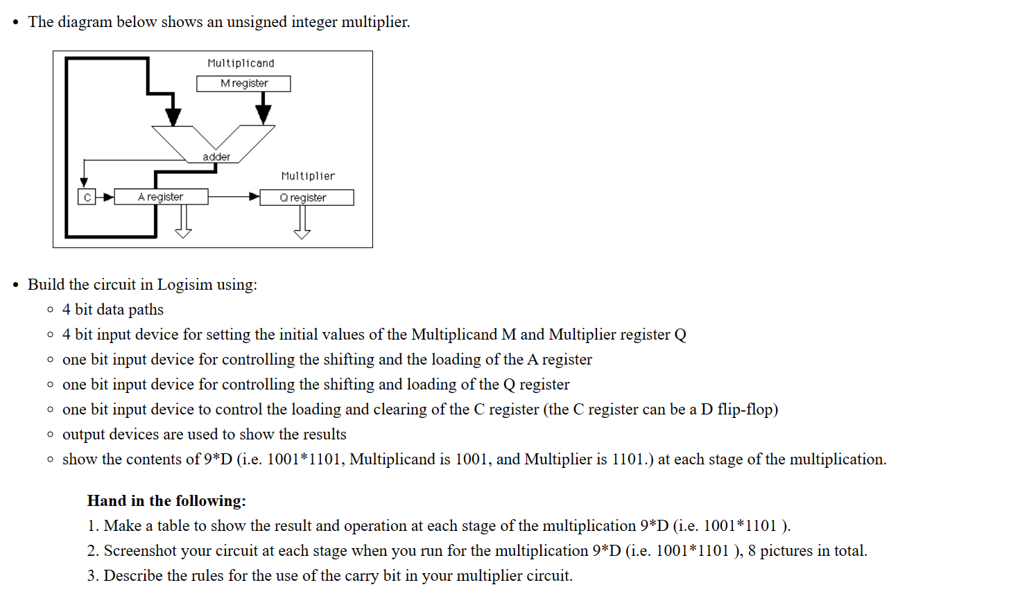 Solved Import Logisim Create A New Logisim Circuit Circuit 