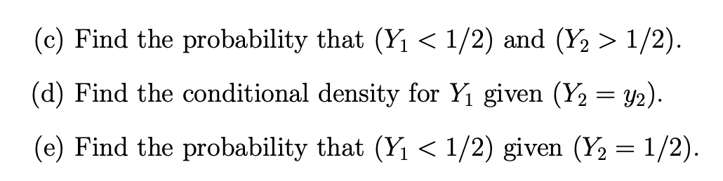 Solved Problem 3: Suppose that the random variables Y1 and | Chegg.com