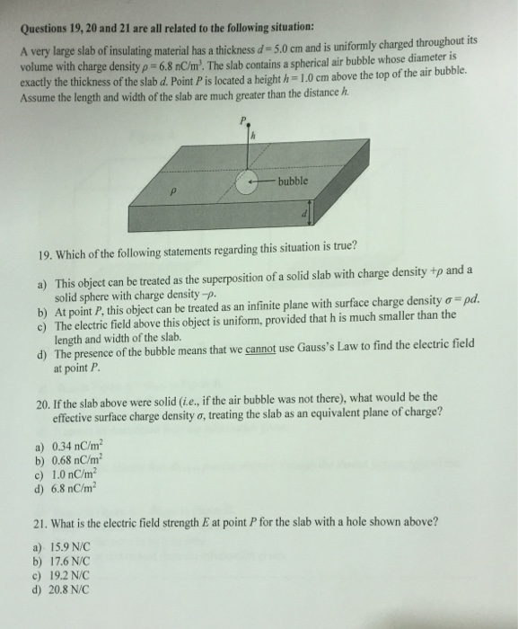 Solved Questions 19, 20 and 21 are all related to the | Chegg.com