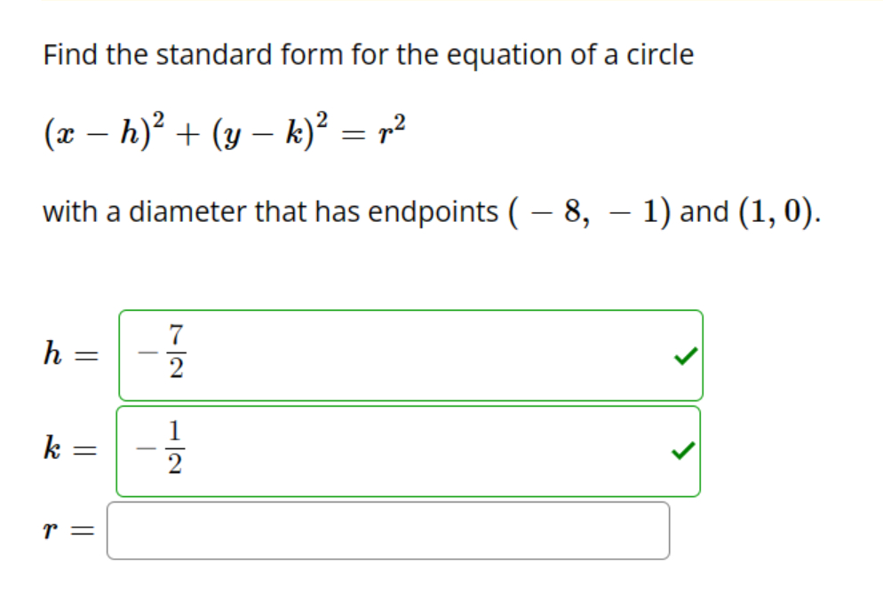 Solved Find the standard form for the equation of a | Chegg.com