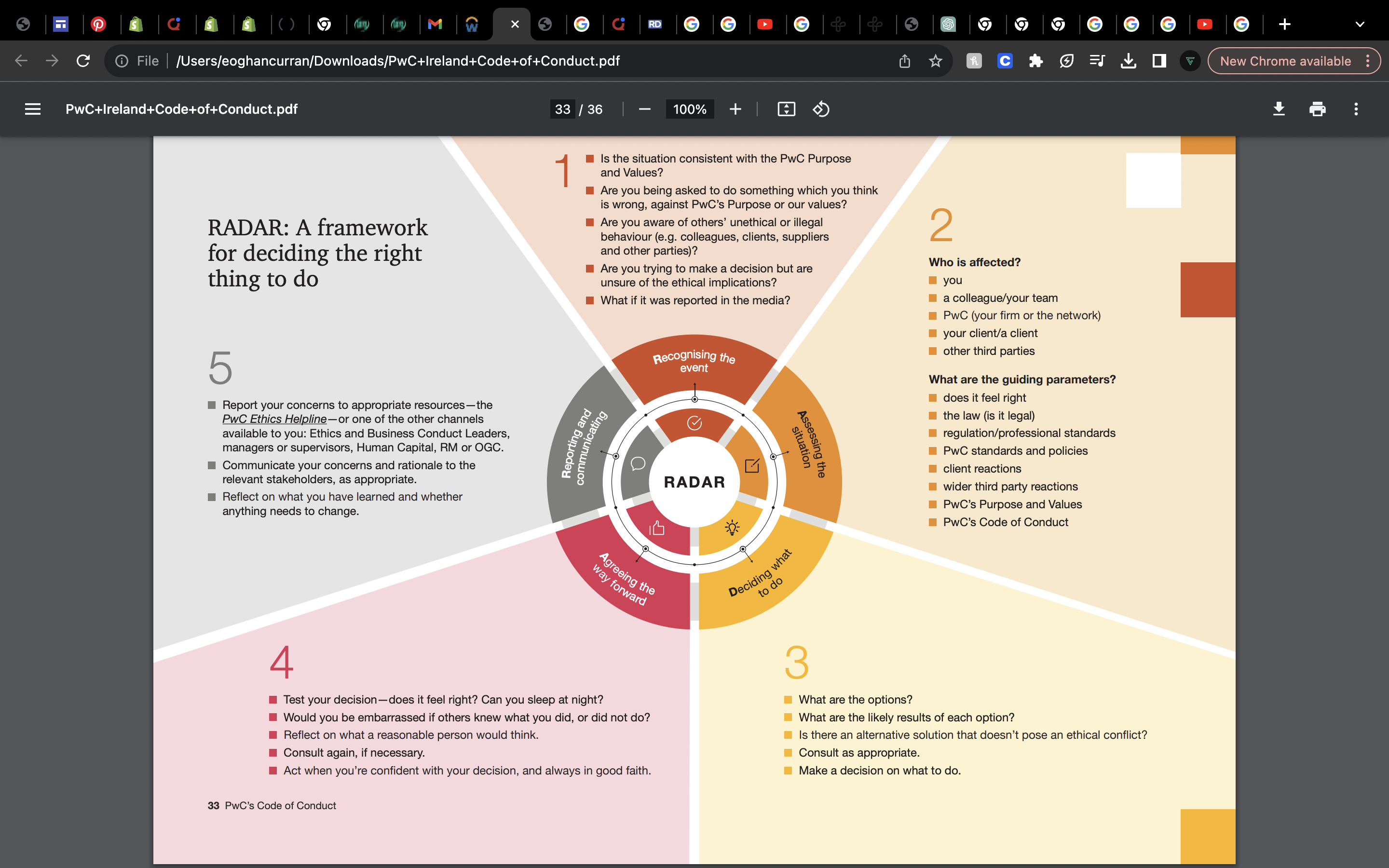 Solved RADAR: A frameworkfor deciding the rightthing to | Chegg.com